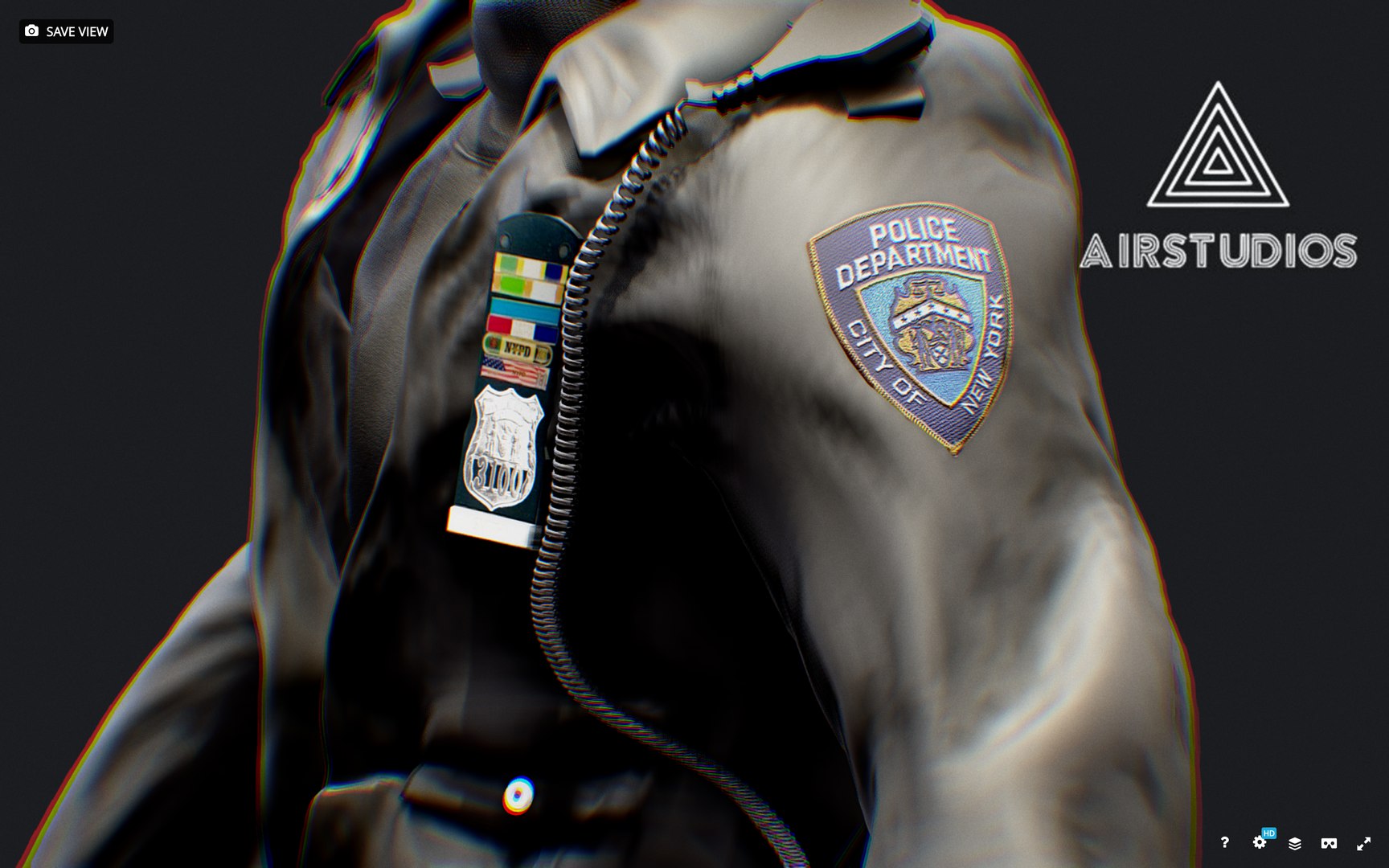 NYPD Police Uniform model - TurboSquid 1886012