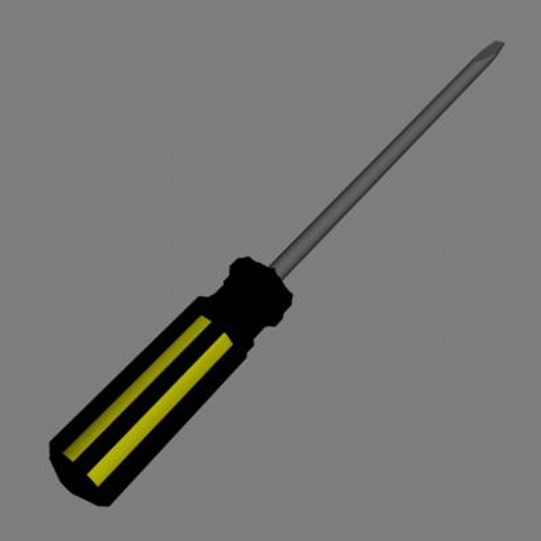 3d model screwdriver