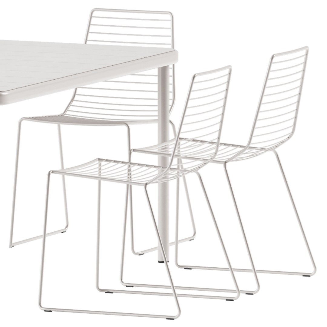 True Design Marina Out MA 1T05 OUT Chair And BANGI Table By BABEL D 3D ...
