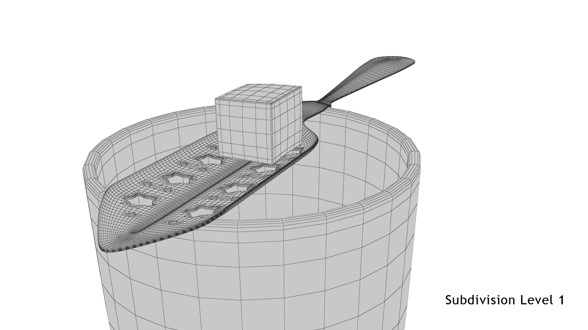 3D Absinthe Swirl Glass Spoon - TurboSquid 1477603