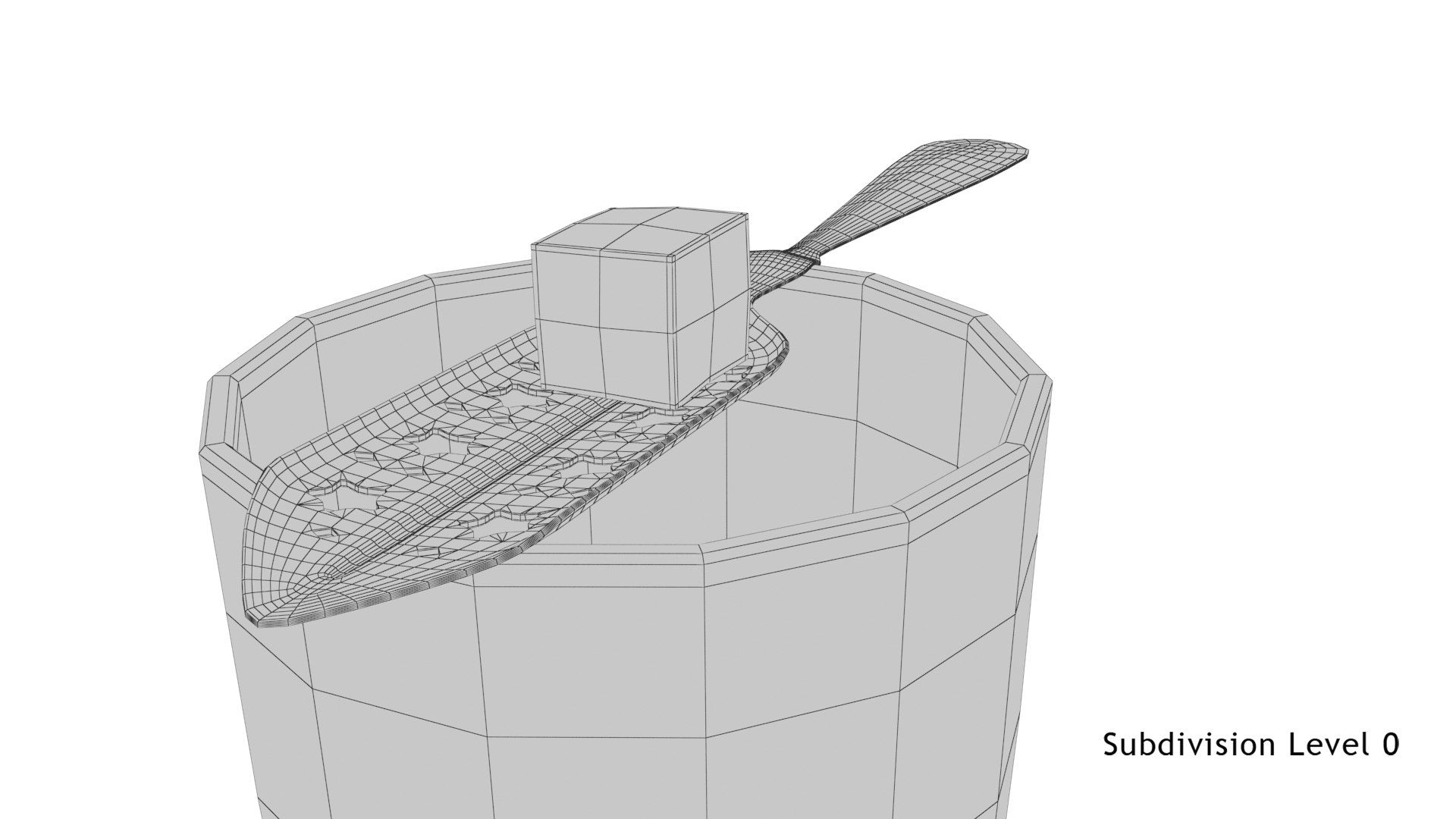 3D Absinthe Swirl Glass Spoon - TurboSquid 1477603