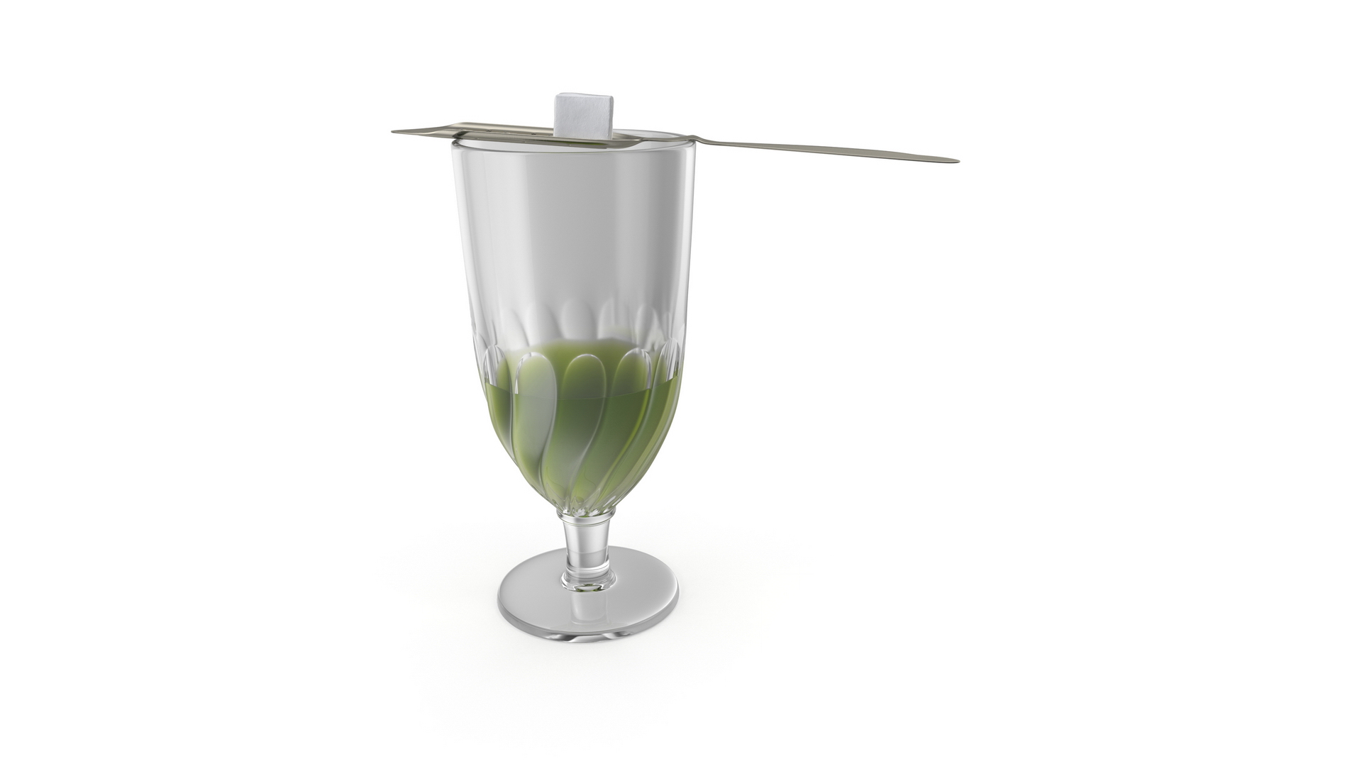 3D Absinthe Swirl Glass Spoon - TurboSquid 1477603