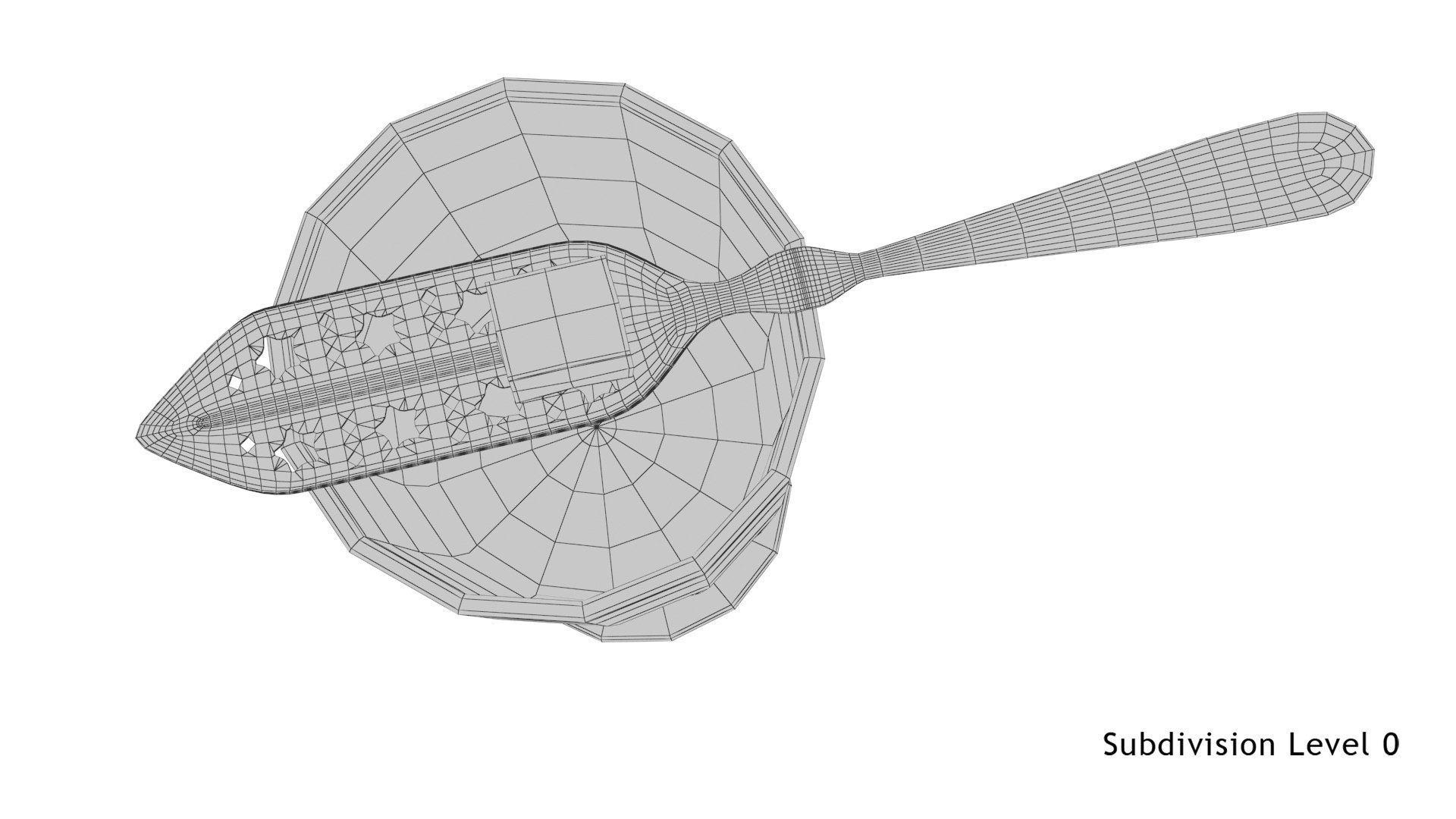 3D Absinthe Swirl Glass Spoon - TurboSquid 1477603