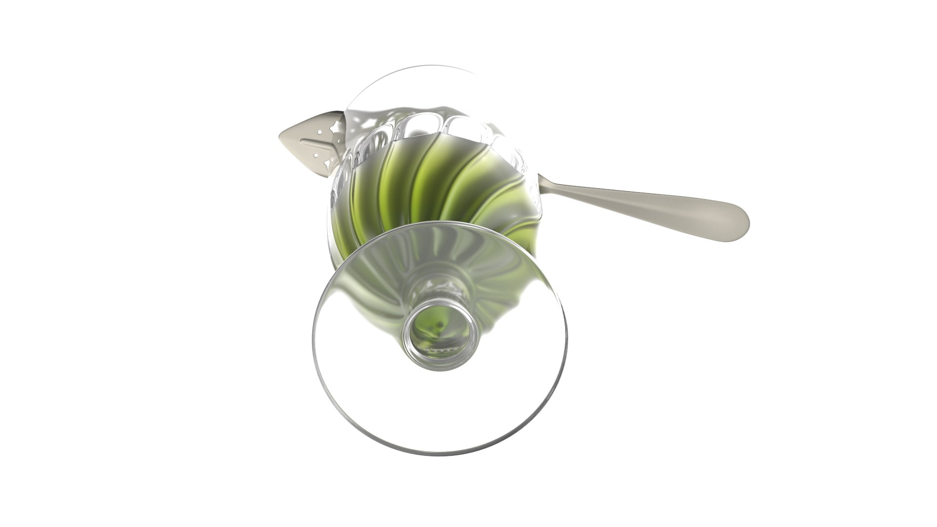 3D Absinthe Swirl Glass Spoon - TurboSquid 1477603
