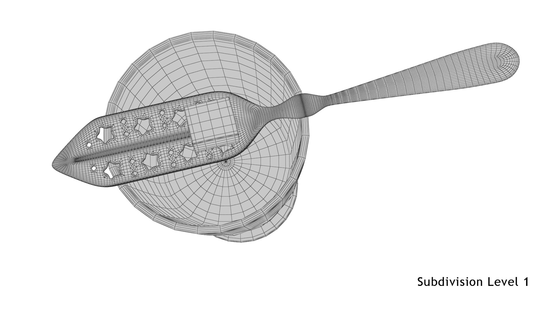 3D Absinthe Swirl Glass Spoon - TurboSquid 1477603