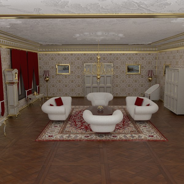 Living Room Blender Models for Download | TurboSquid