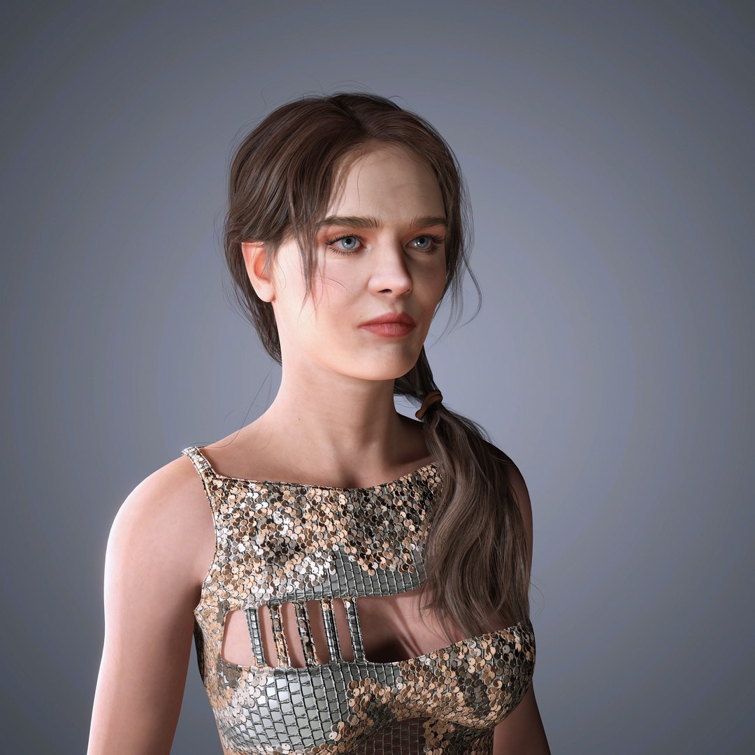 3D Model Natalia Vodianova Character 3D Model Low-poly - TurboSquid 2327170