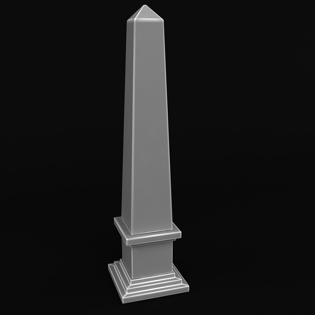 Dxf Obelisk Decoration