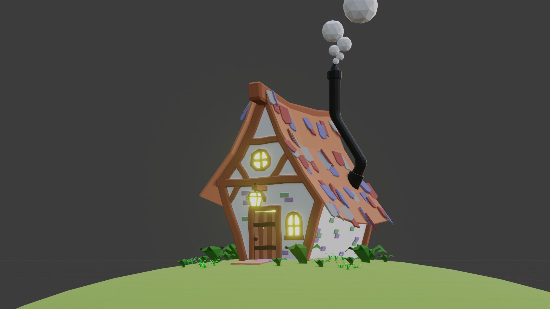 3D Stylized Cottage Model - TurboSquid 2229605