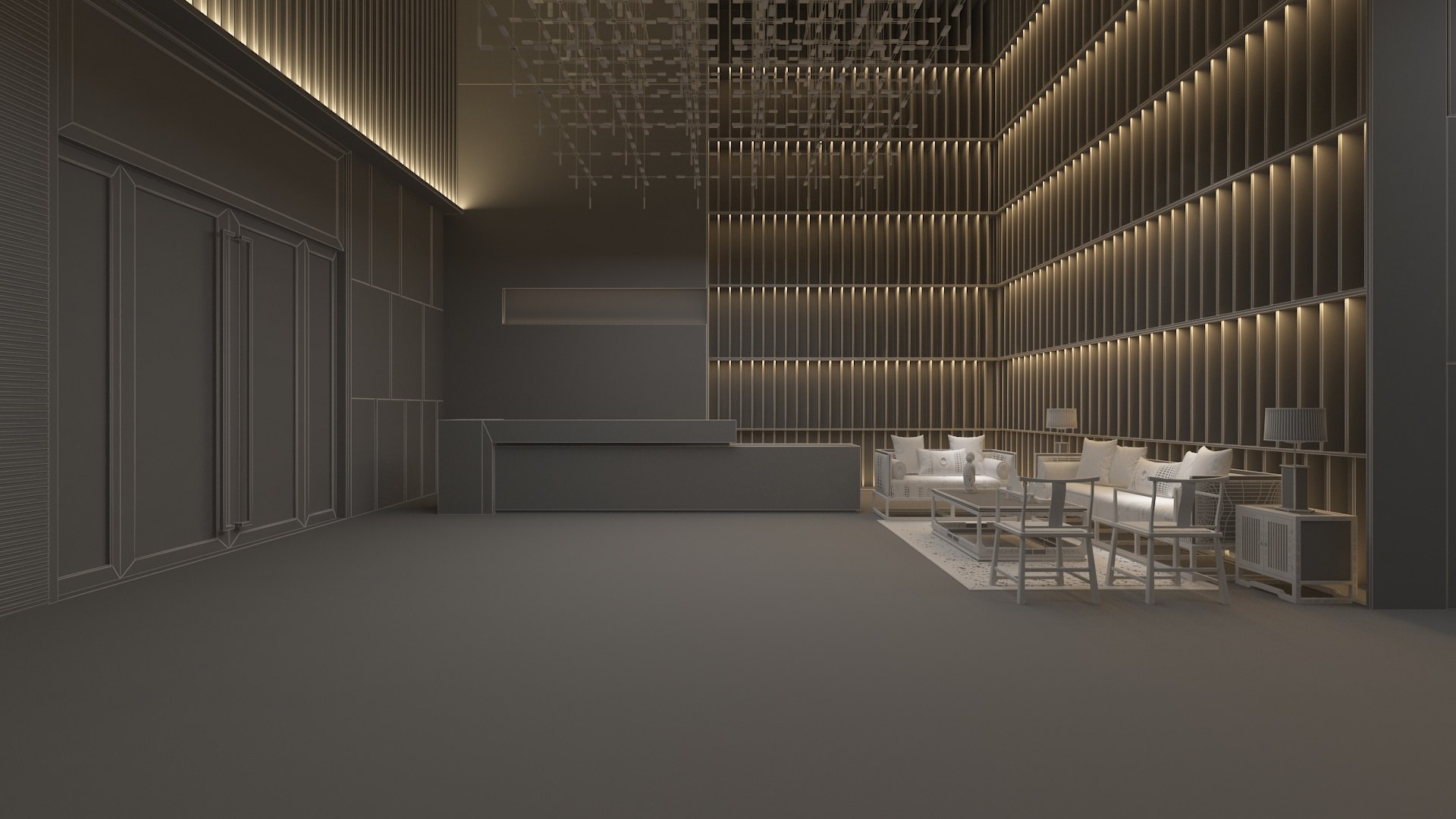 3D Model Lobby 1 - TurboSquid 2138418