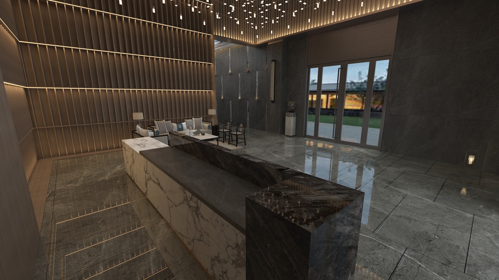 3D Model Lobby 1 - TurboSquid 2138418