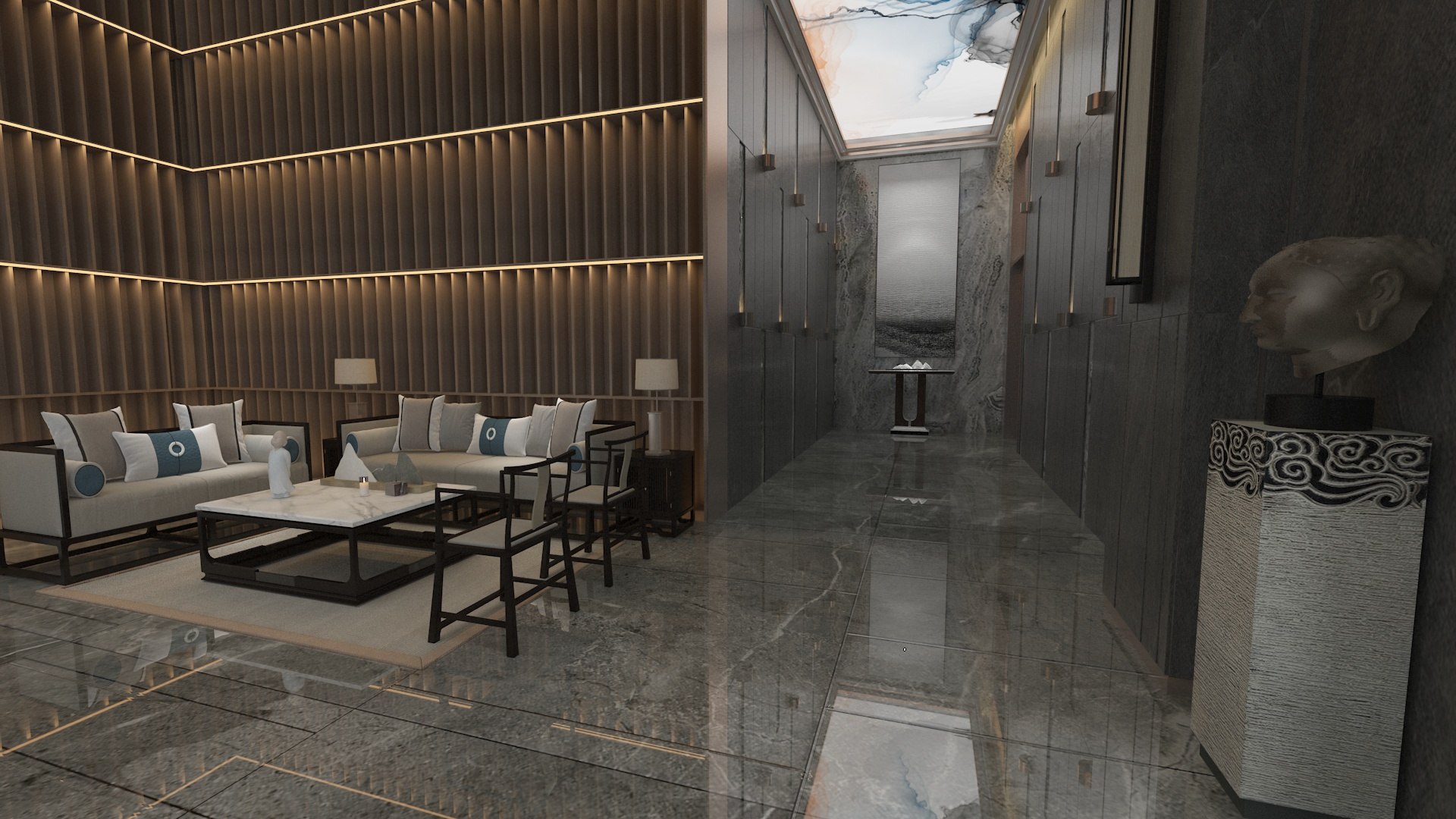 3D Model Lobby 1 - TurboSquid 2138418