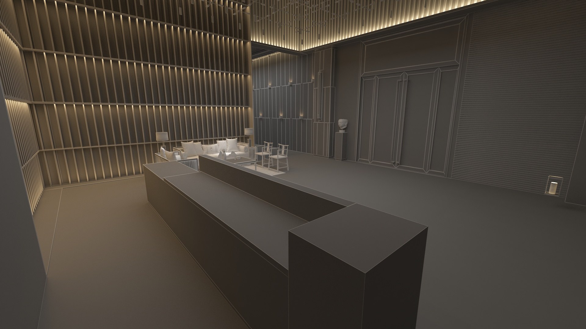 3D Model Lobby 1 - TurboSquid 2138418