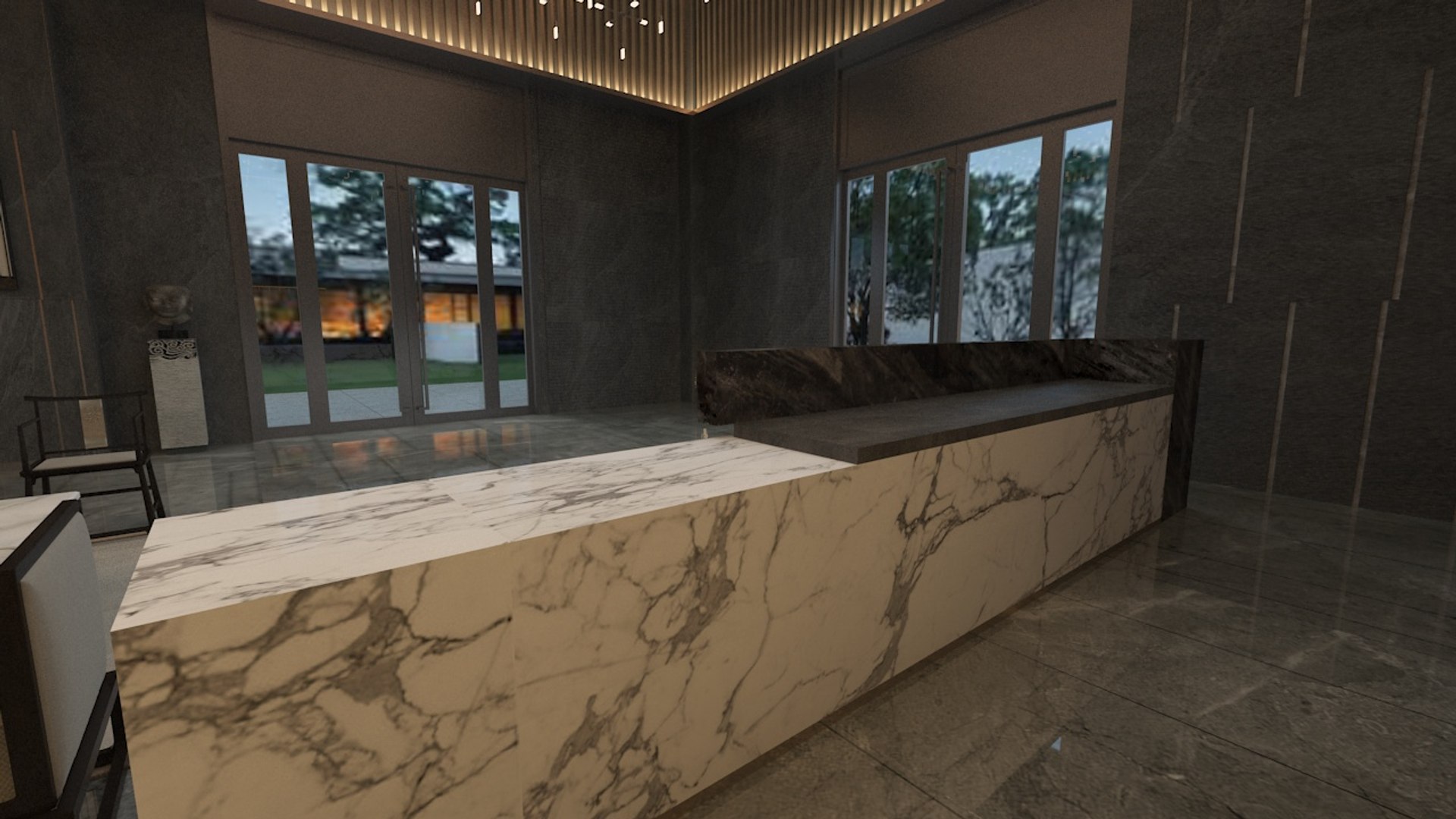 3D Model Lobby 1 - TurboSquid 2138418