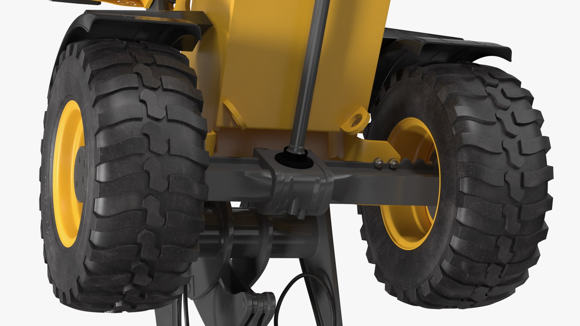 3D Volvo L25 Electric Loader with Material Handling Arm Simple Interior ...