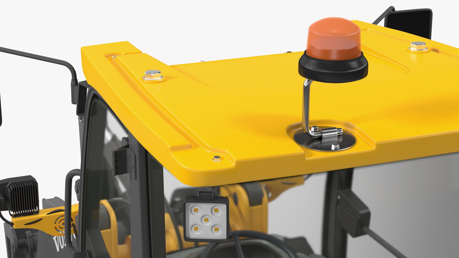 3D Volvo L25 Electric Loader with Material Handling Arm Simple Interior ...