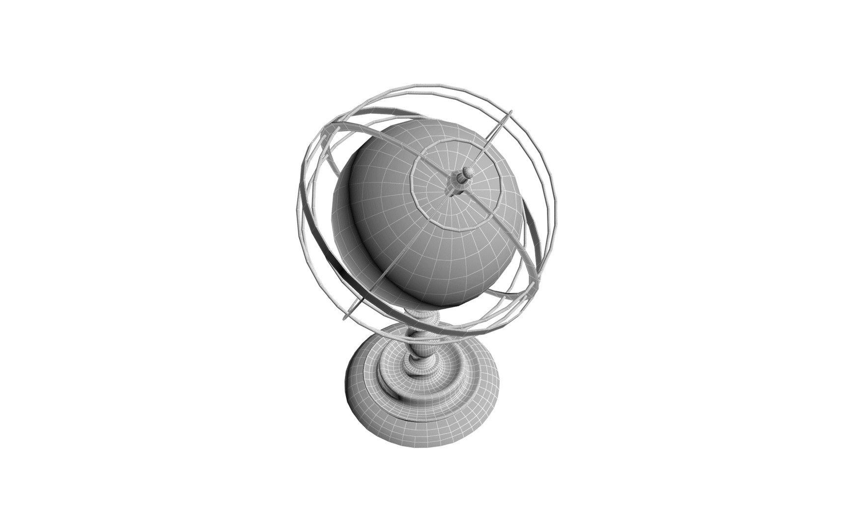 World Globe Terrestrial Armillary Sphere Model - TurboSquid 1384878