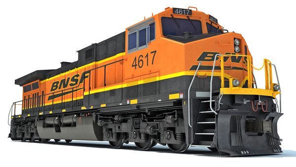 Locomotive Bnsf 3D Models for Download | TurboSquid