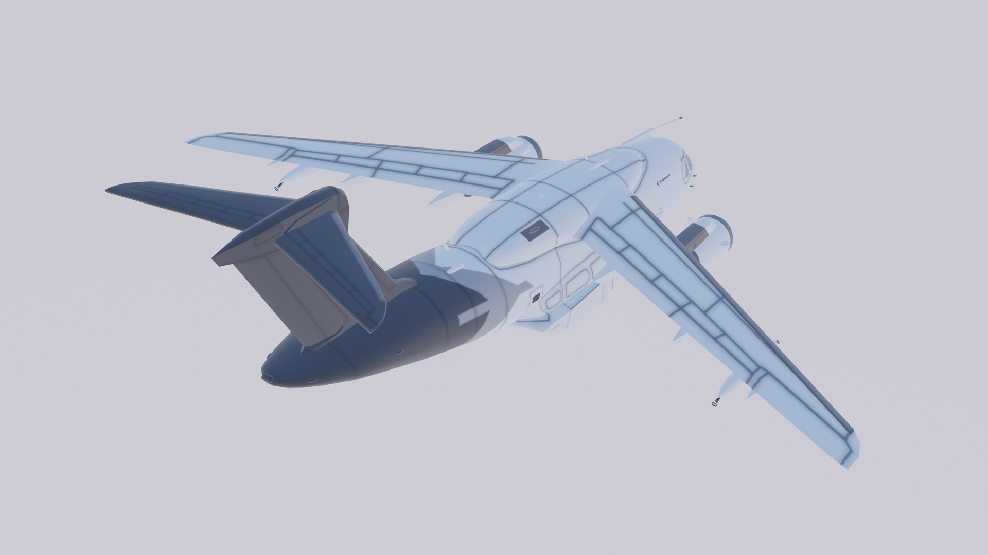 3D Model Embraer KC-390 Millennium Color House - TurboSquid 2060943