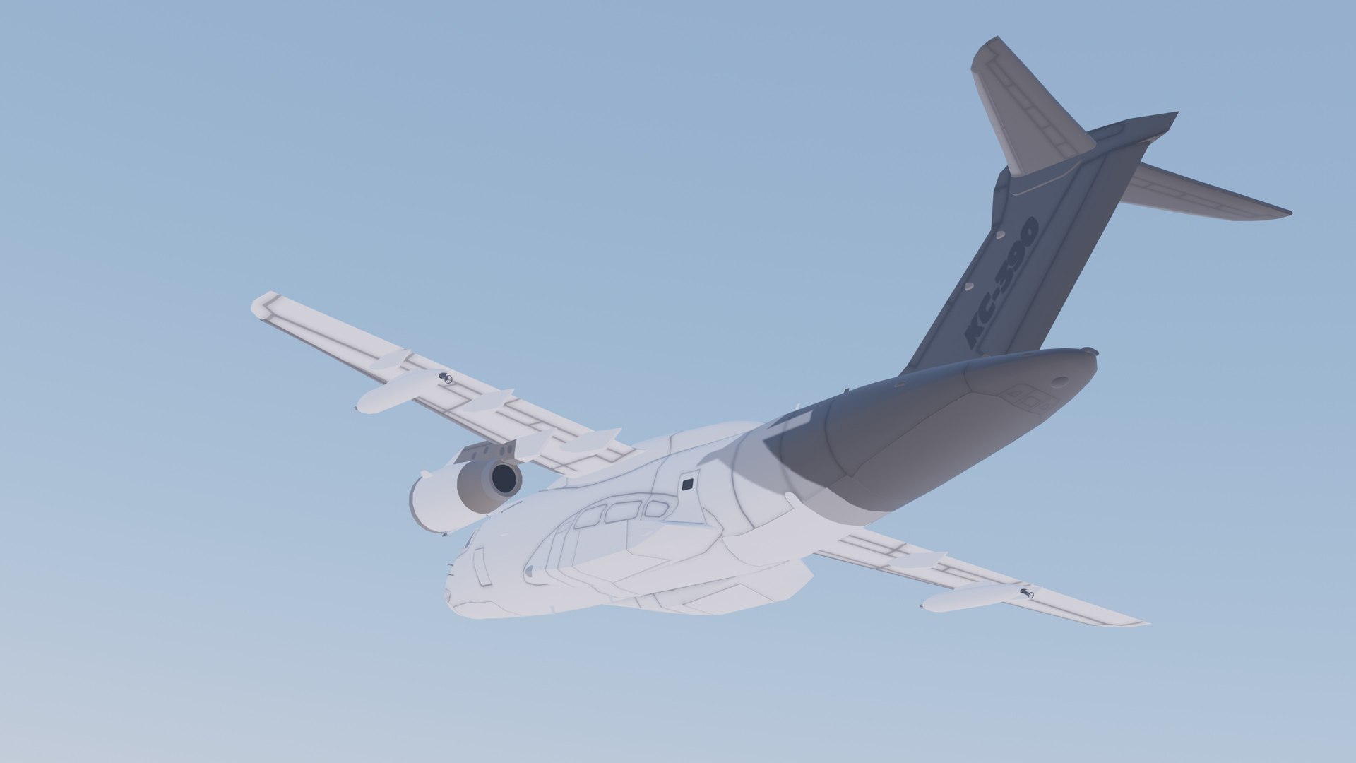 3D Model Embraer KC-390 Millennium Color House - TurboSquid 2060943