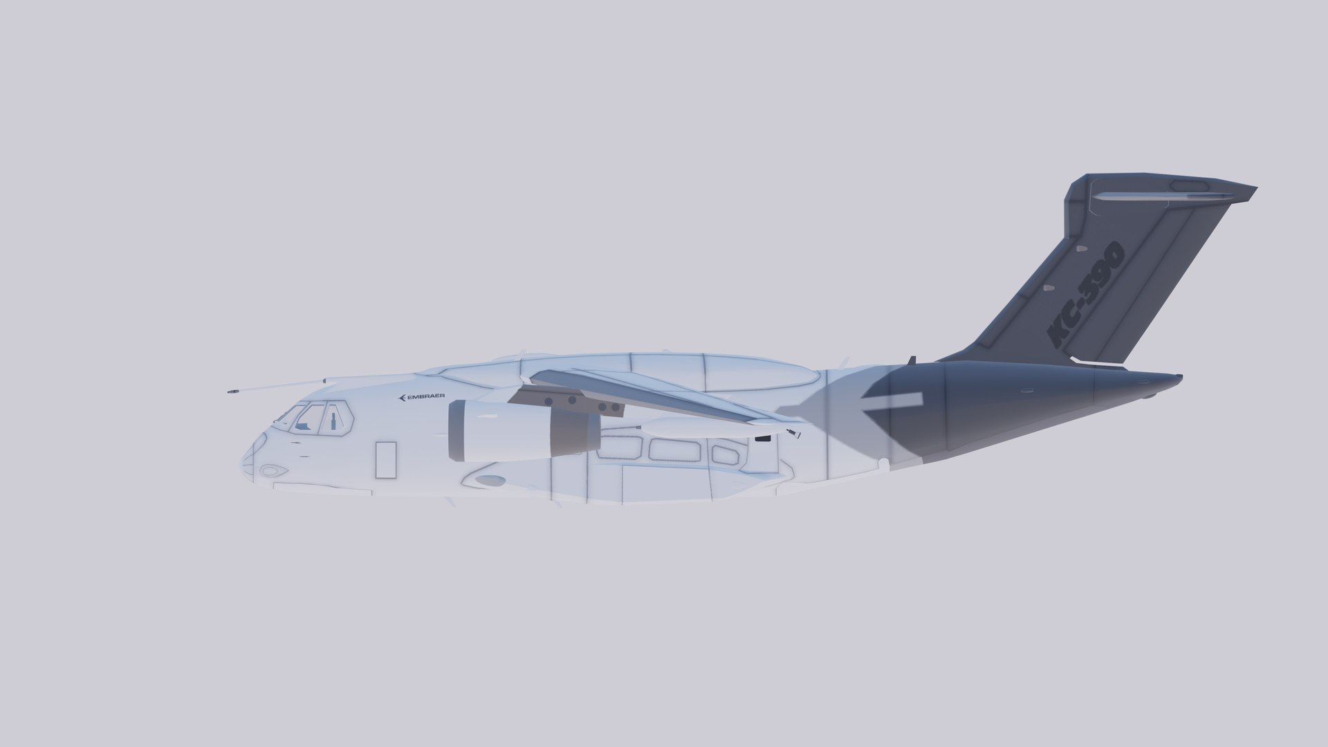 3D Model Embraer KC-390 Millennium Color House - TurboSquid 2060943