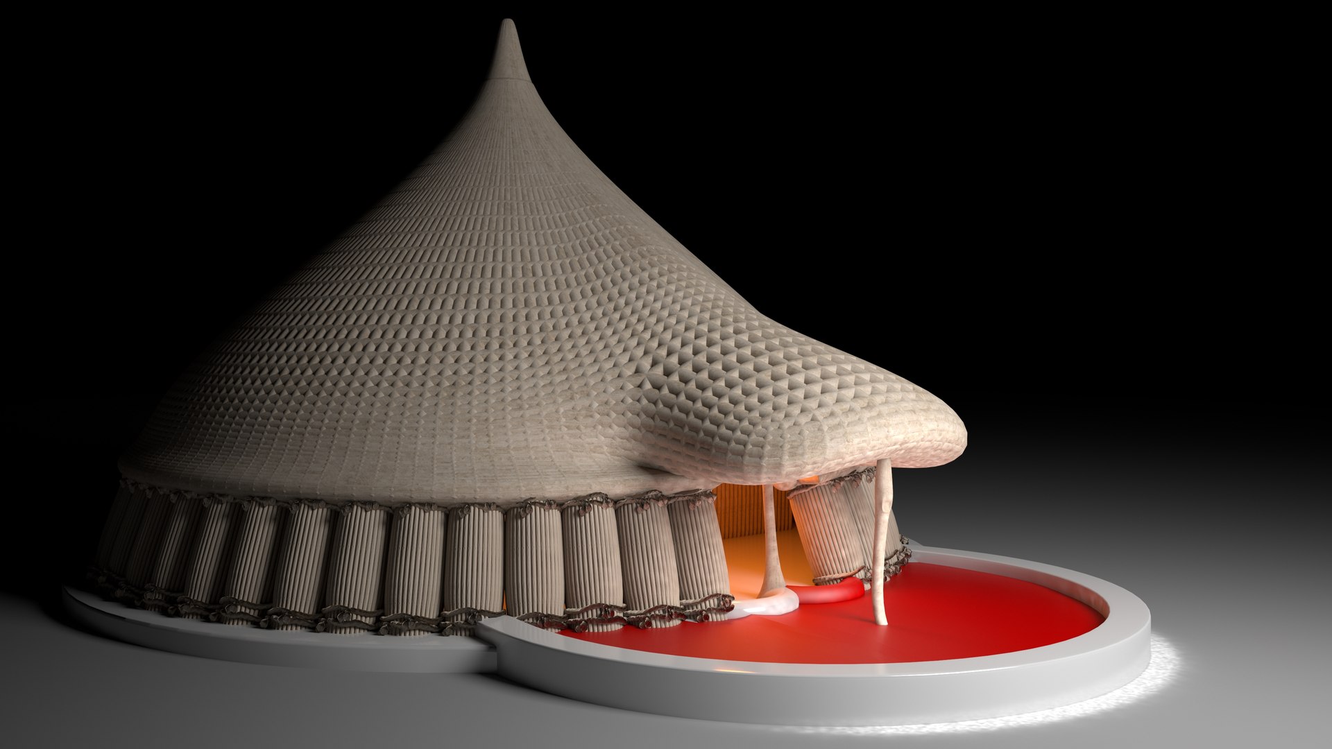 Traditional African Loyal House Obj