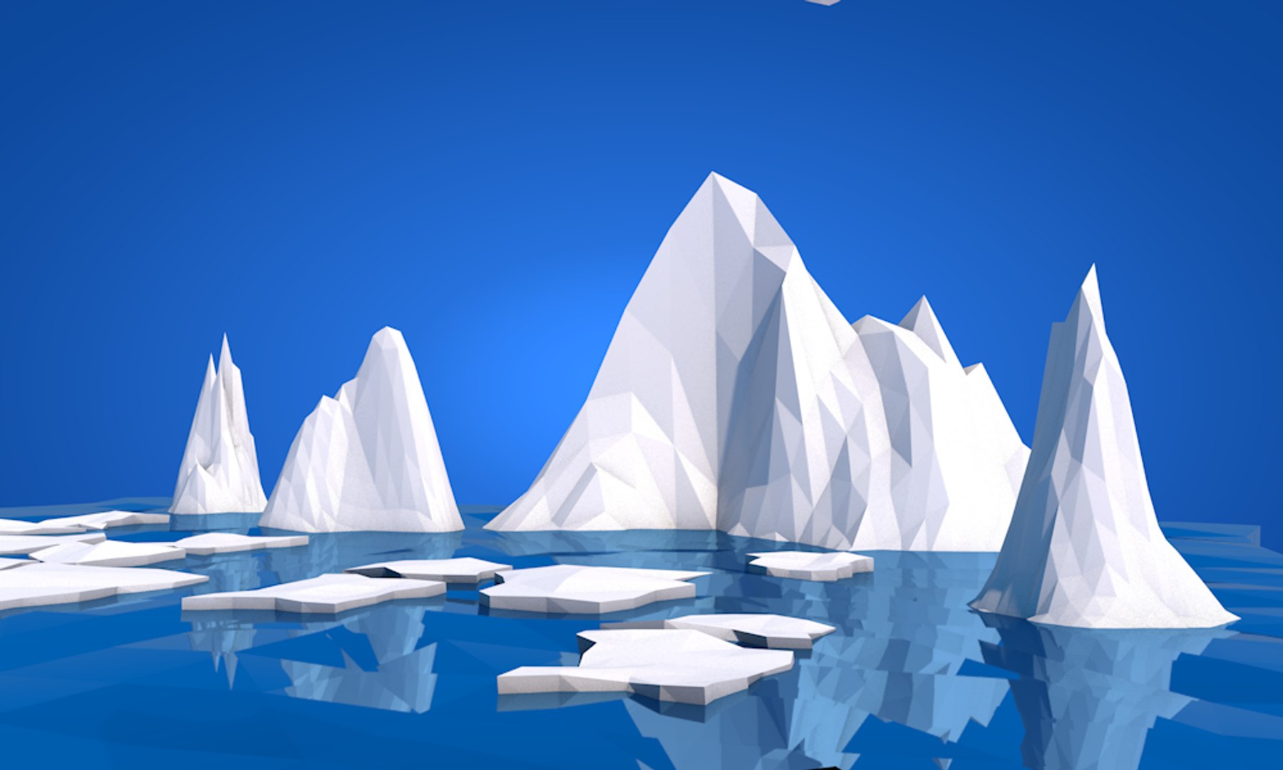 3d Alaska Ice