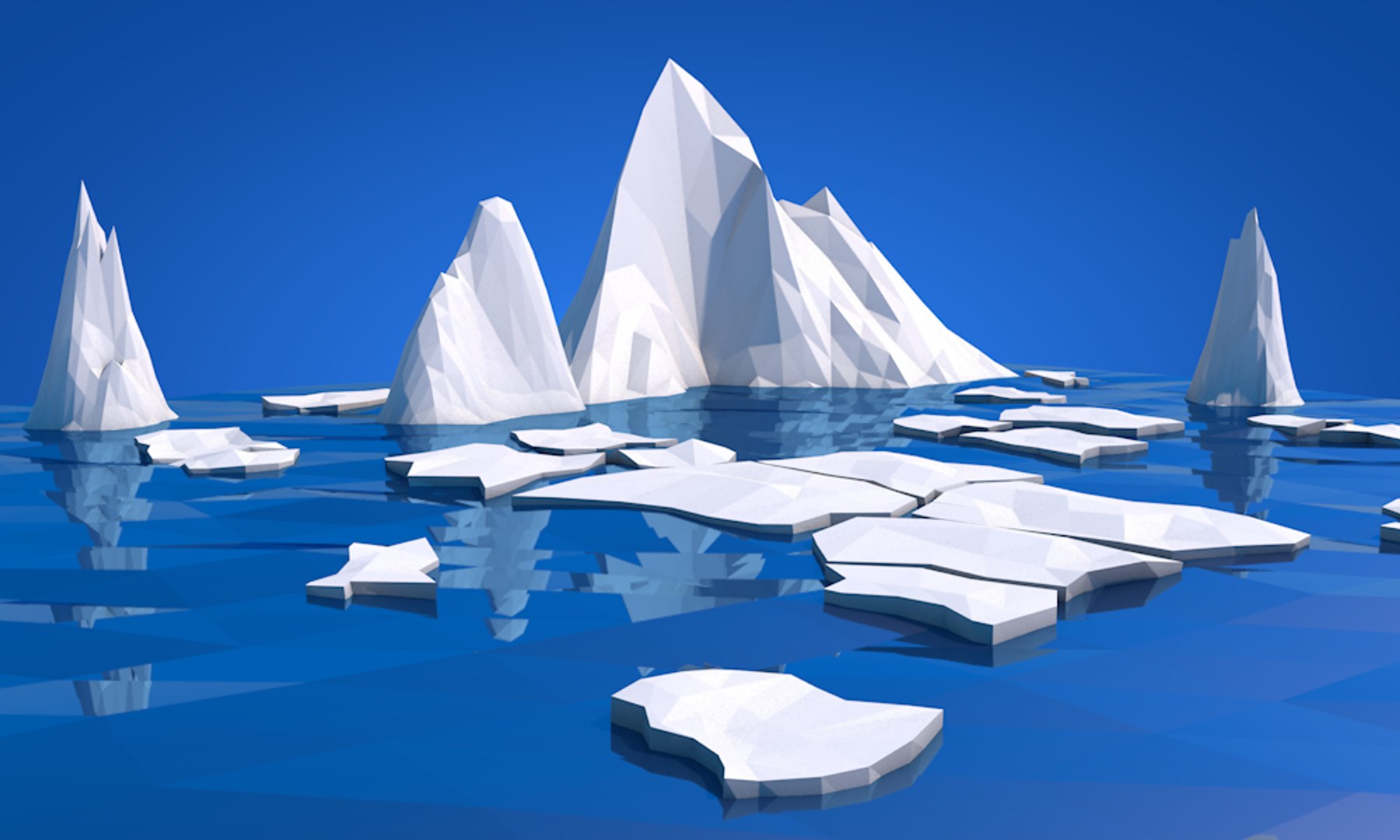 3d Alaska Ice