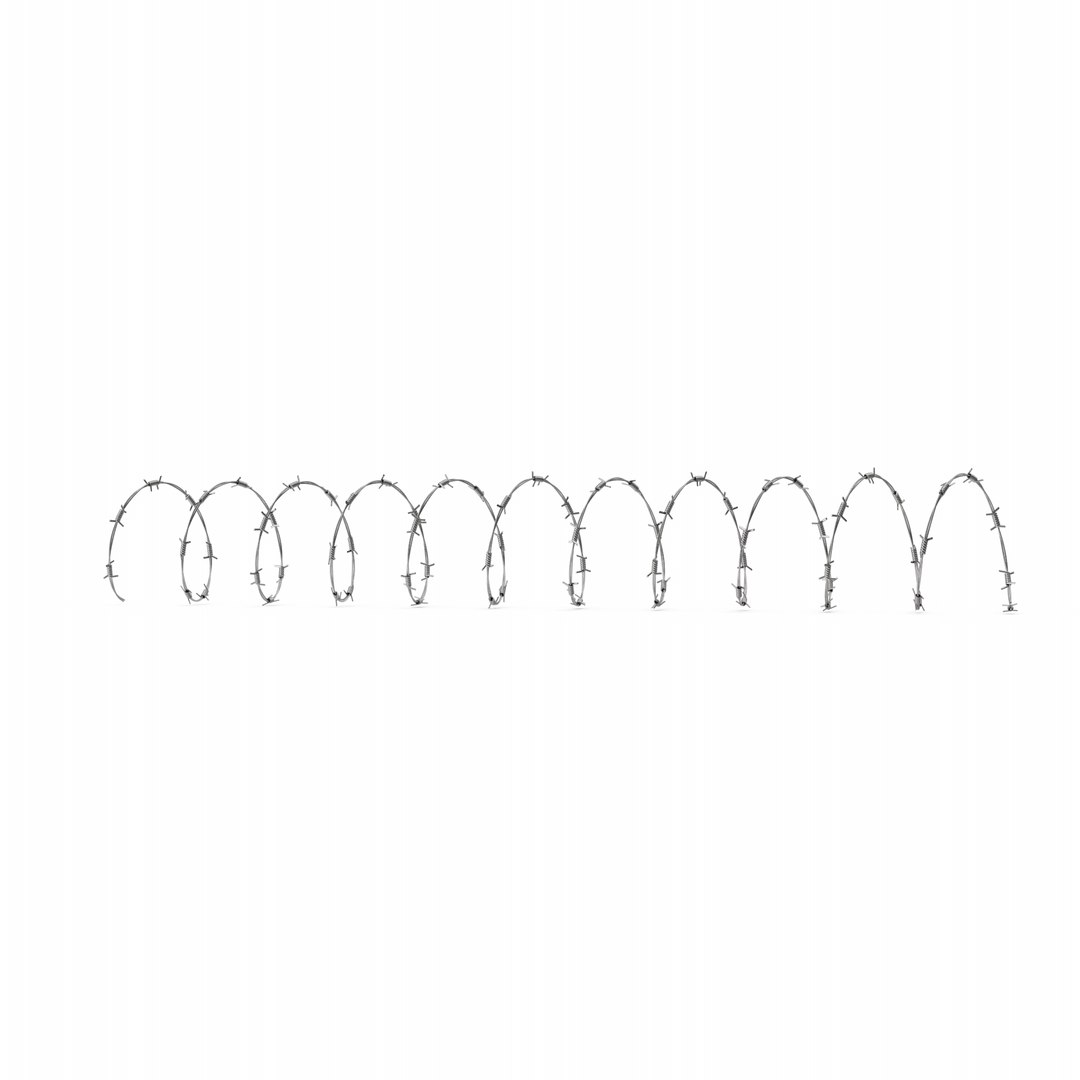 3D Barbed Wire Model - TurboSquid 2408672
