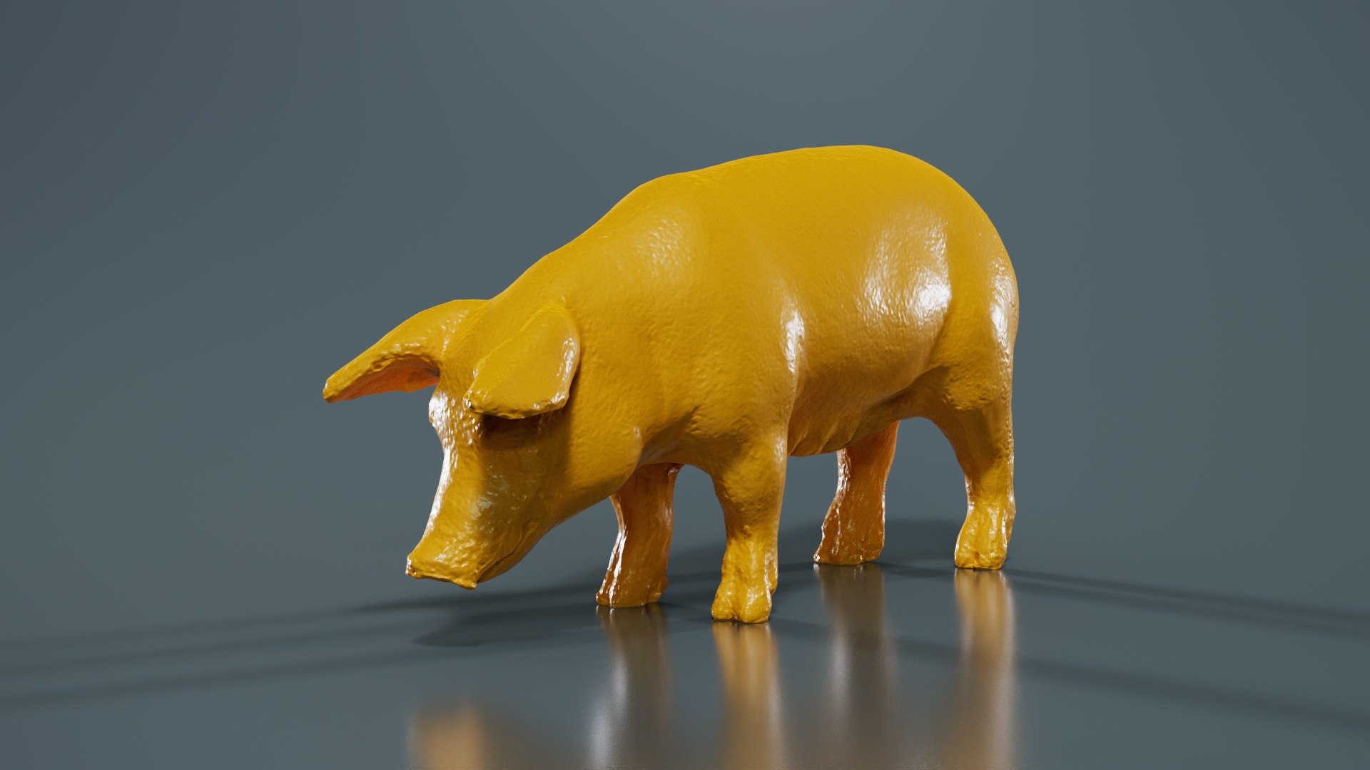3D Pig Remastered - TurboSquid 2363567