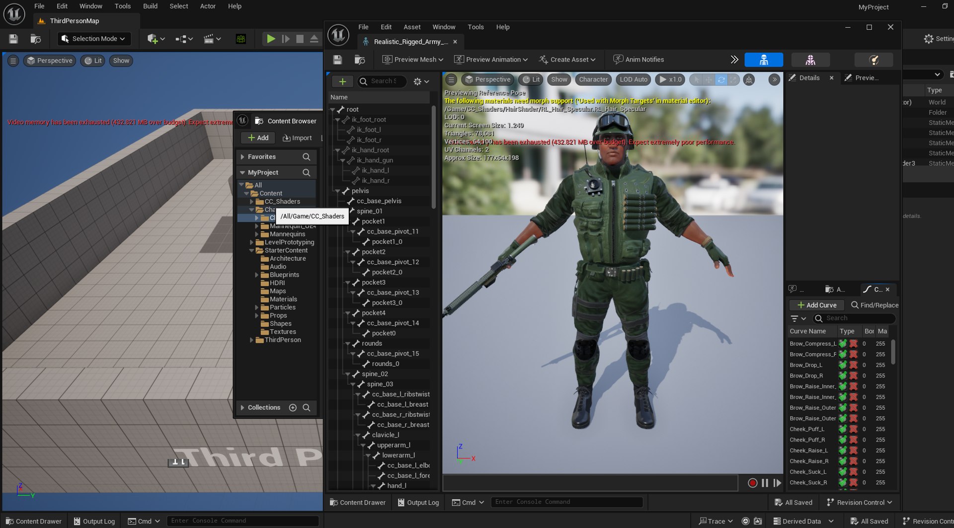 Realistic Rigged Army-C Character Man 3D Model Model - TurboSquid 2261906