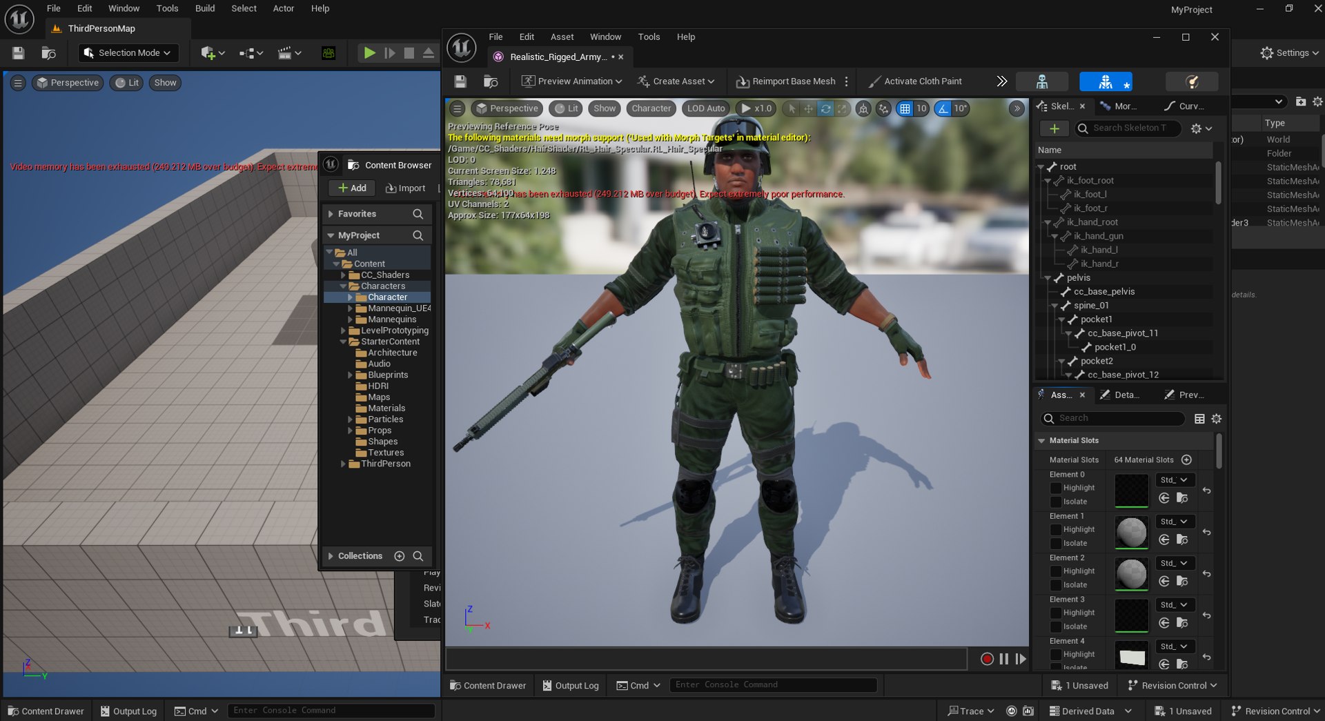 Realistic Rigged Army-C Character Man 3D Model Model - TurboSquid 2261906