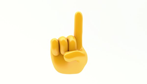 3D emoji hand gesture model - TurboSquid 1417502