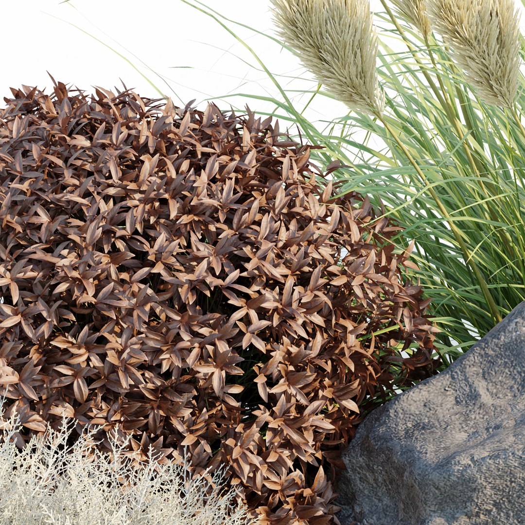 3D Garden Set Plants Collection Vol 120 Model - TurboSquid 1978006