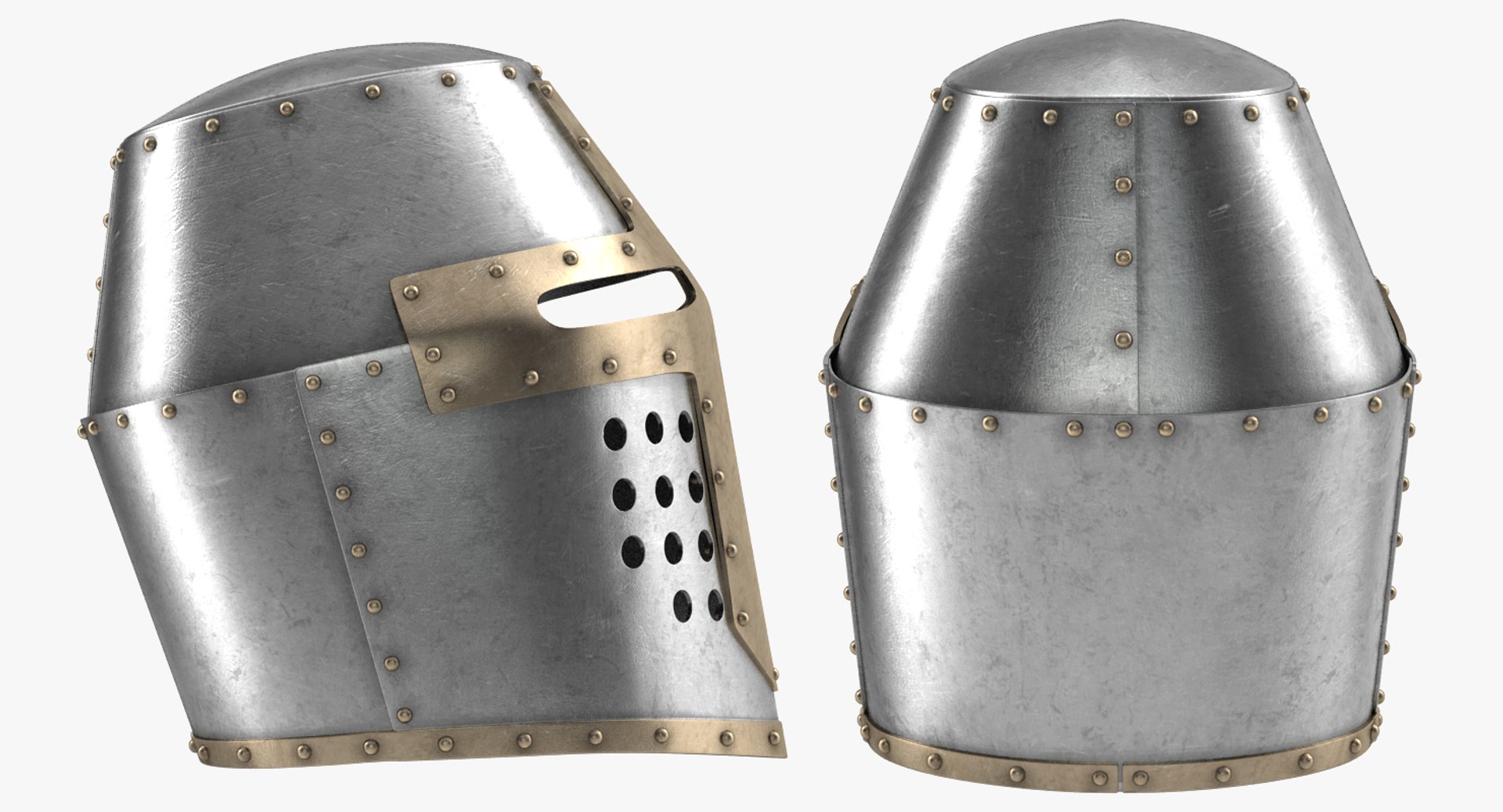 3d Topfhelm Helmet