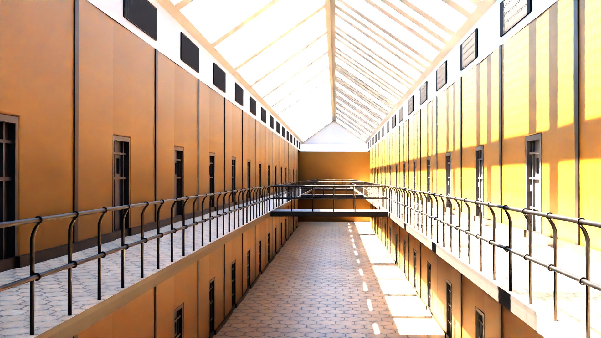 Prison Interior Model - TurboSquid 2157340