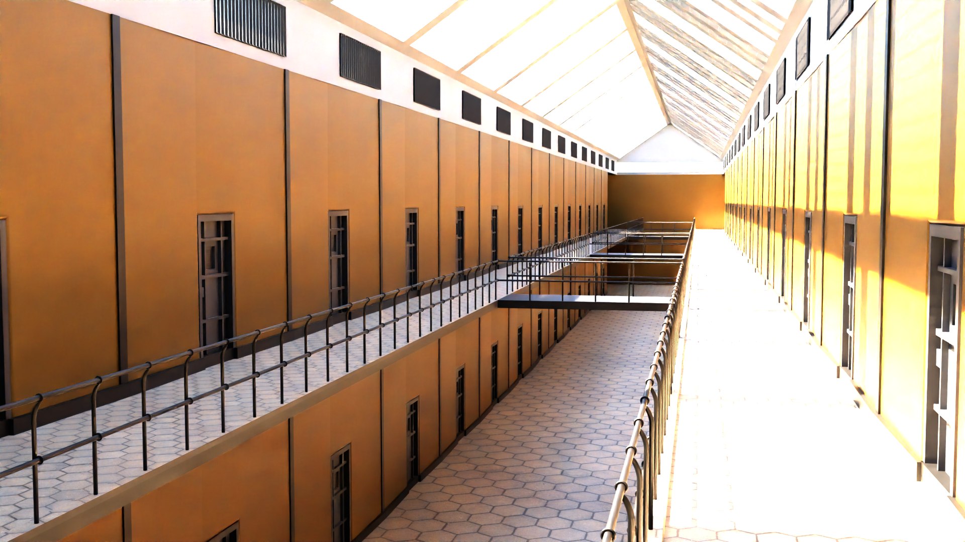 Prison Interior Model - TurboSquid 2157340