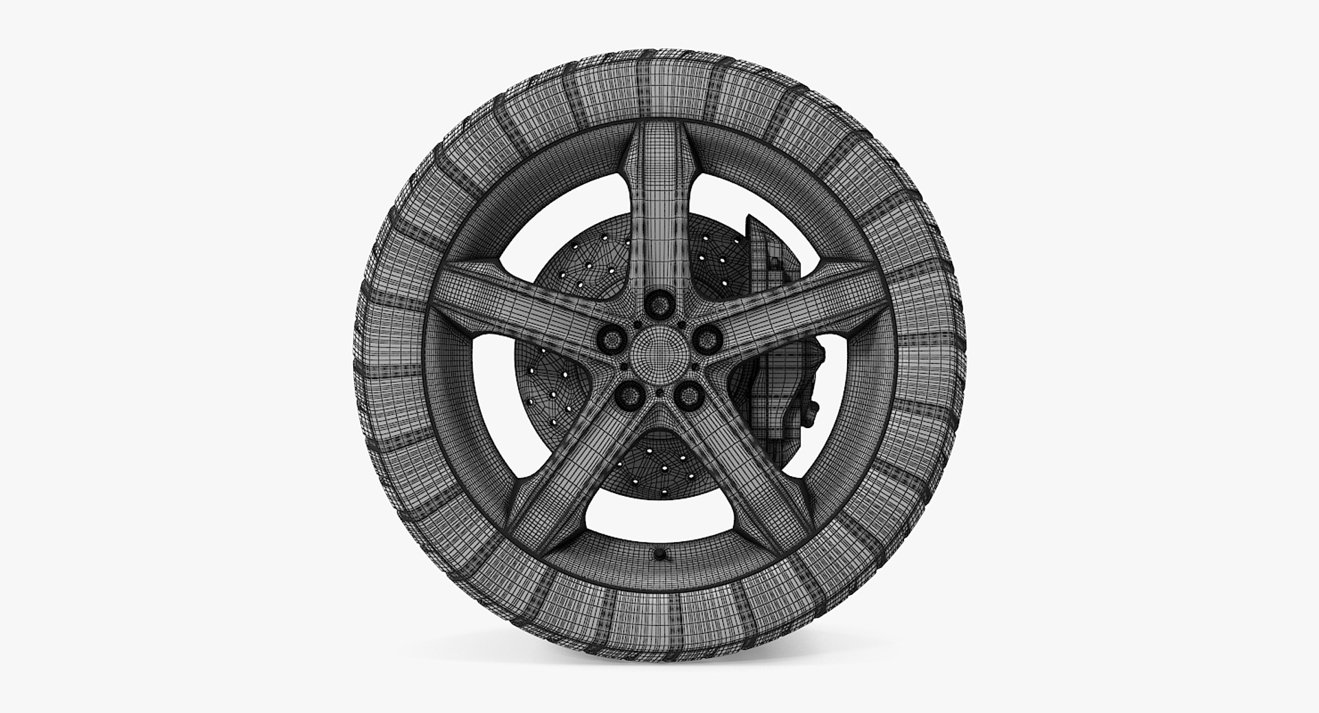 Yacht Disk Car Wheel 3d Model
