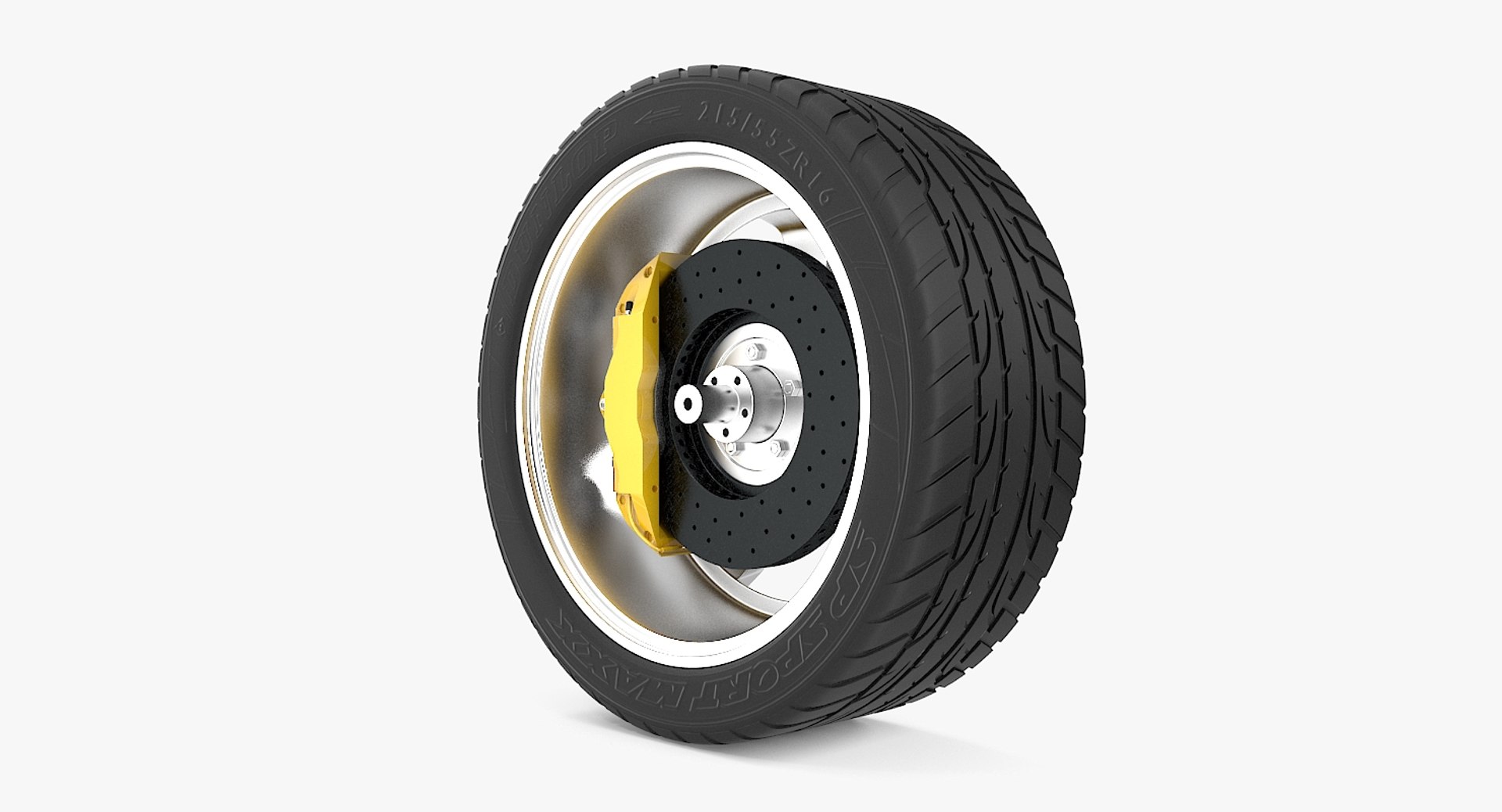 Yacht Disk Car Wheel 3d Model