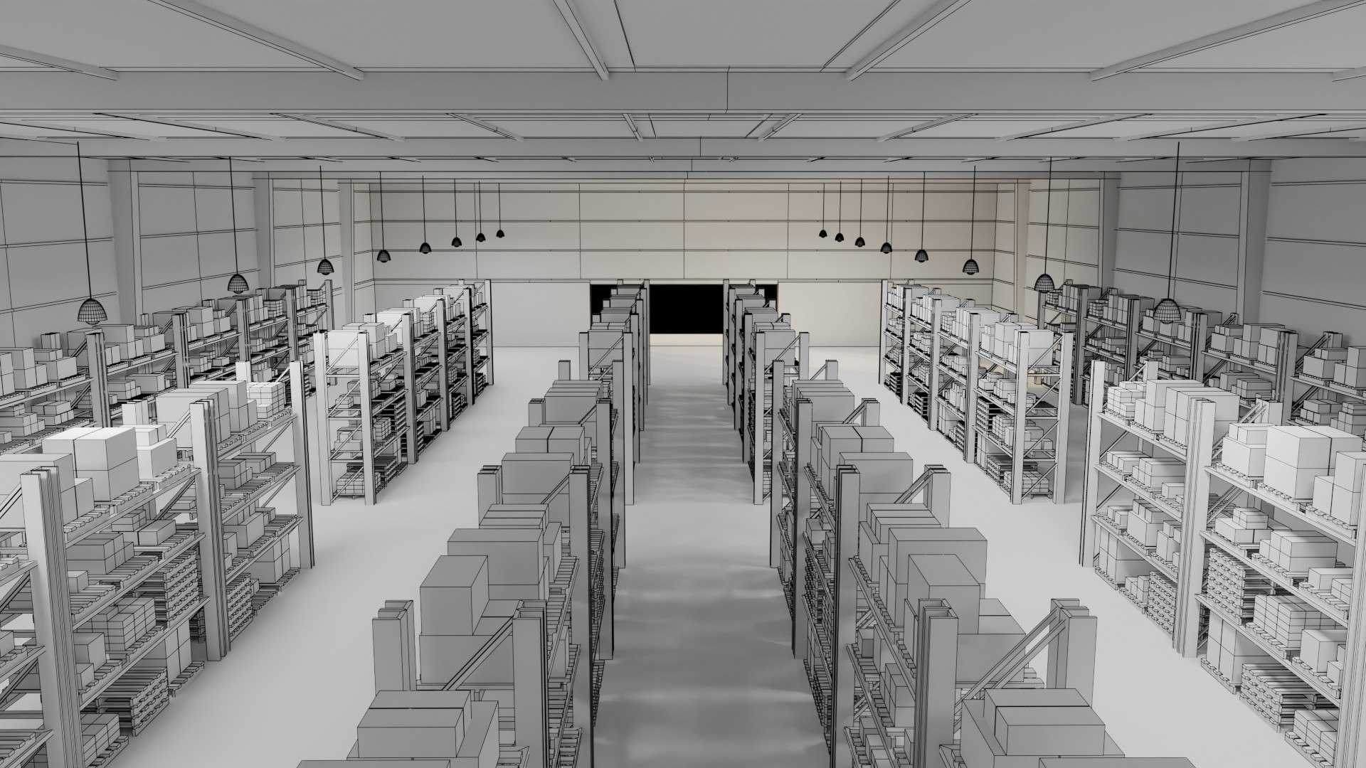 Ware House - Low-poly - Game Ready - PBR 3D Model - TurboSquid 2405025