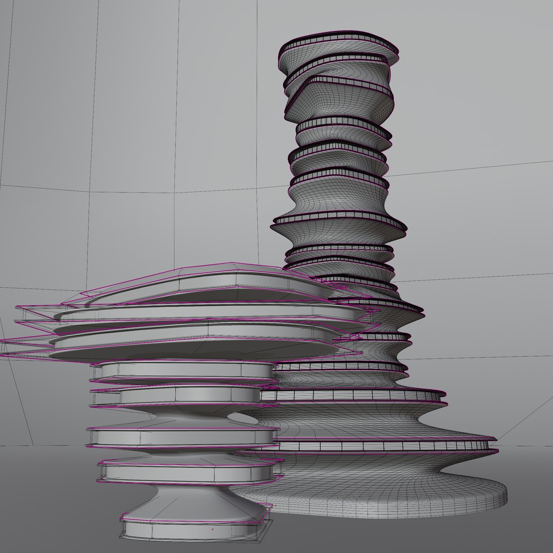 Future Buildings 3D Model - TurboSquid 1809126