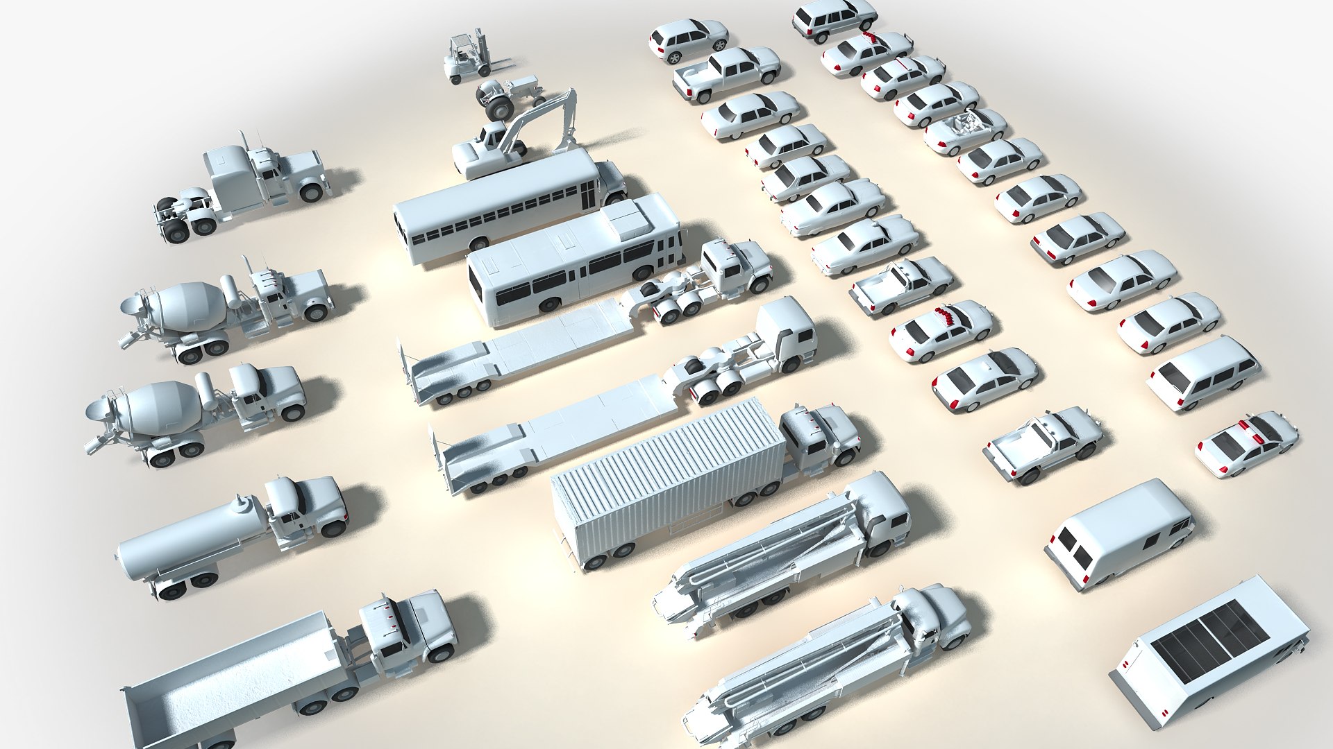 3D 40 Real-time GENERIC Vehicles Model - TurboSquid 1733250