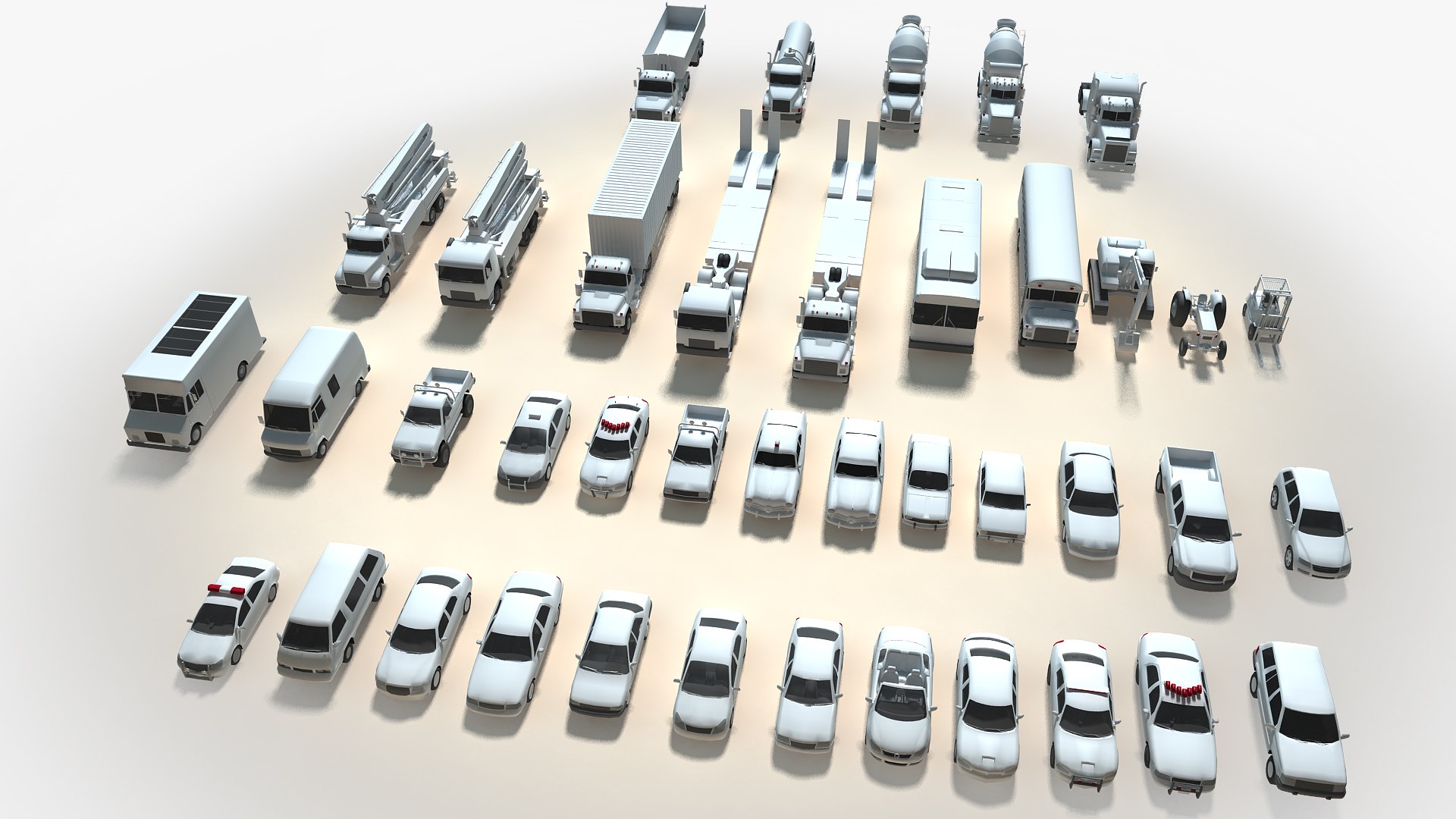 3D 40 Real-time GENERIC Vehicles Model - TurboSquid 1733250