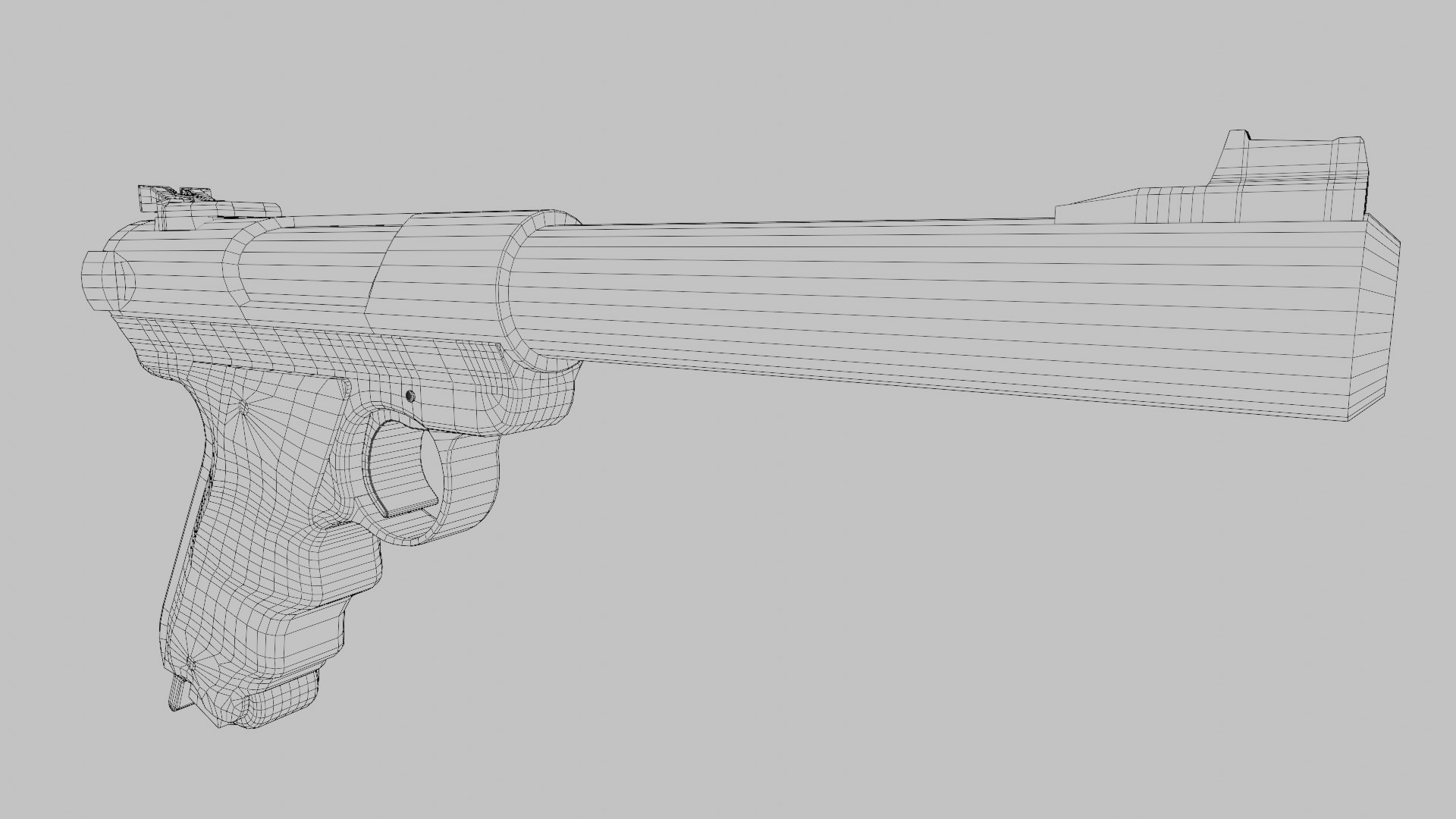 3D Ruger Mark 2 Model - TurboSquid 2352144