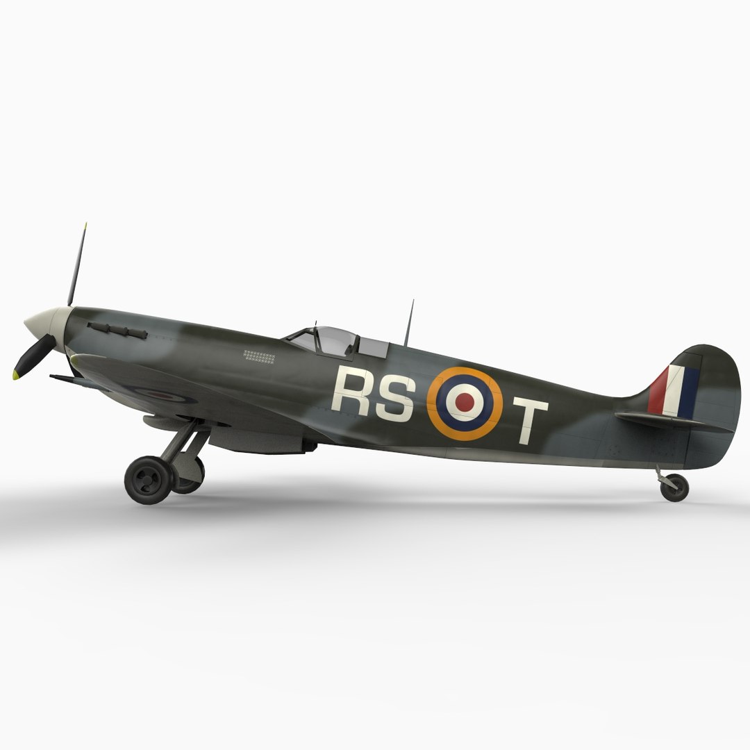 3d Supermarine Spitfire Mk V Model