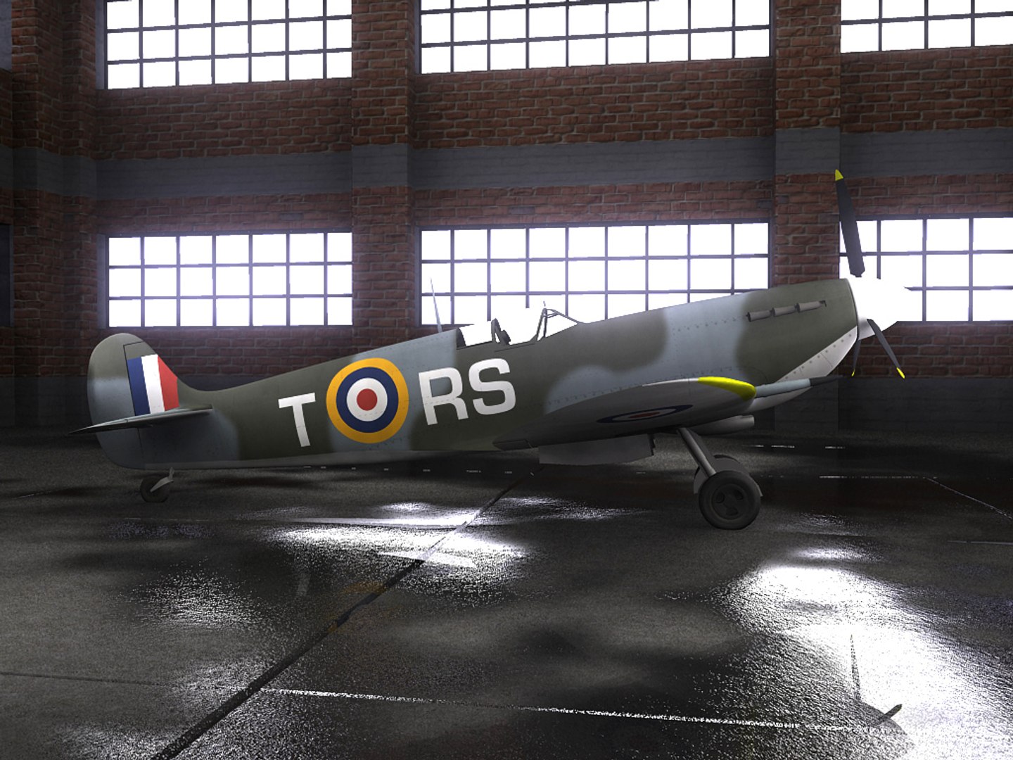 3d Supermarine Spitfire Mk V Model