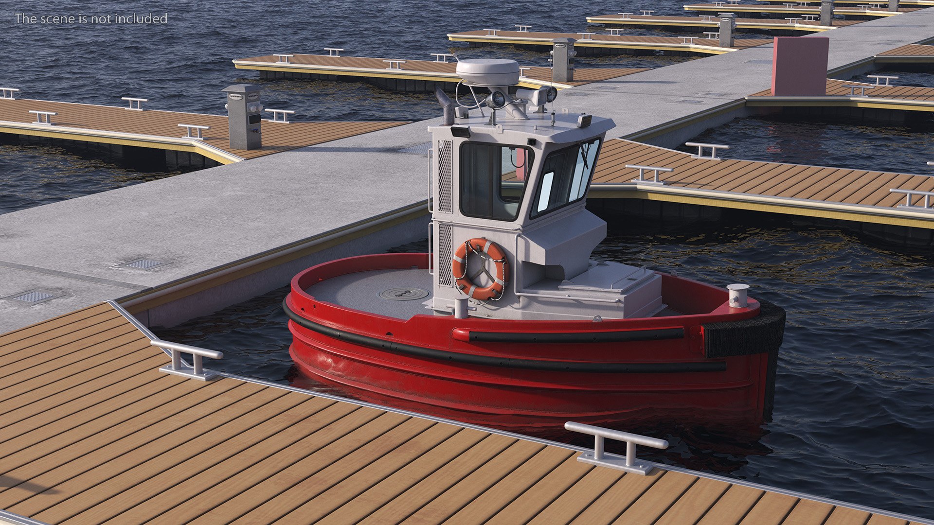 3D Small Tugboat Generic Rigged - TurboSquid 2258241