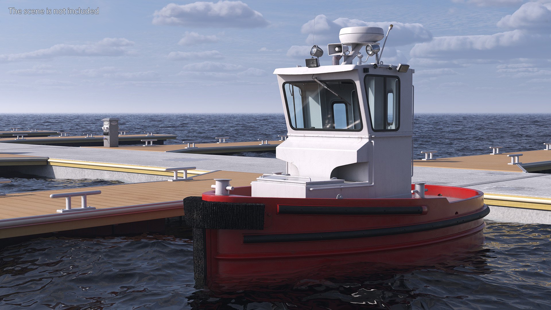 3D Small Tugboat Generic Rigged - TurboSquid 2258241