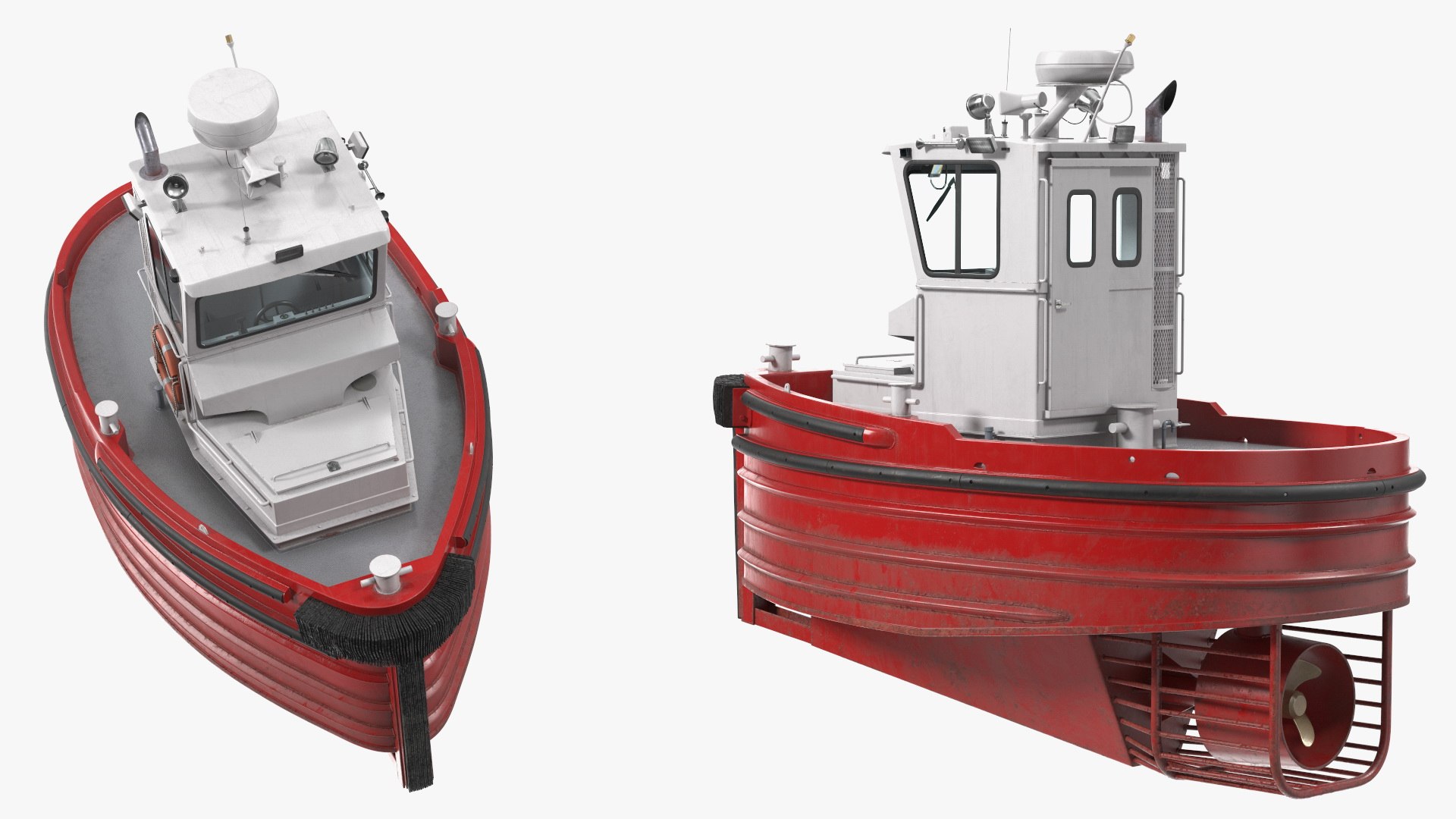 3D Small Tugboat Generic Rigged - TurboSquid 2258241
