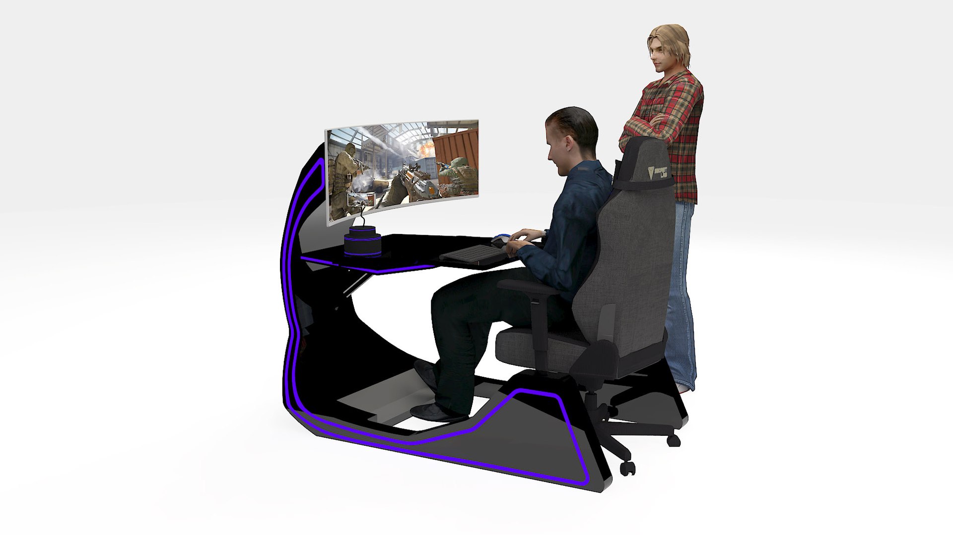 3D Mobile Gaming Pod Concept02 - TurboSquid 1839855